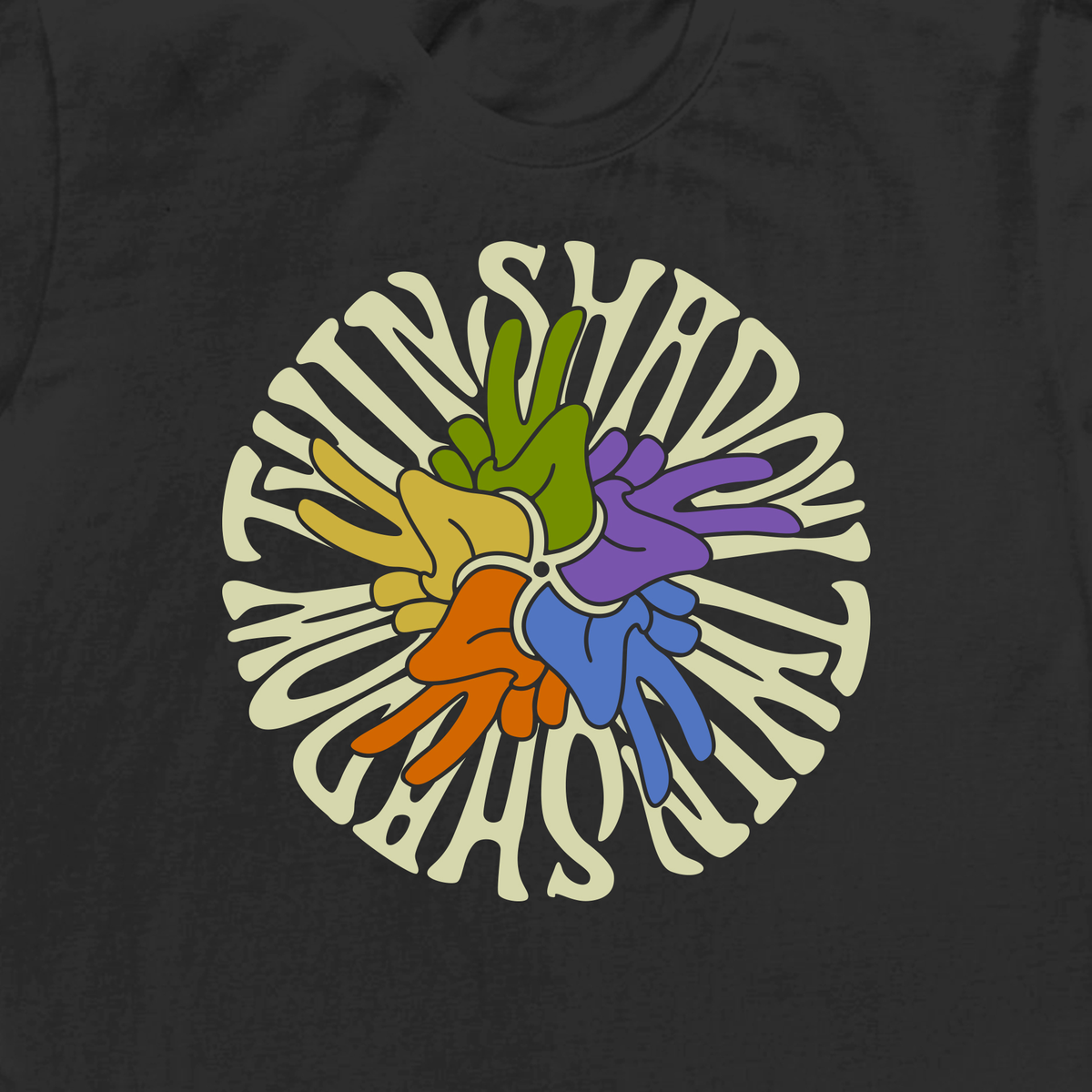 Peace Star T-Shirt – Twin Shadow Merch